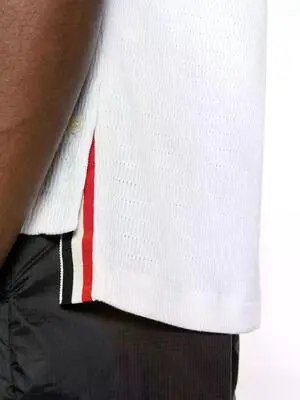 Thom Browne Rwb-stripe Cotton Shirt