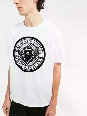 Balmain Logo-print Cotton T-shirt