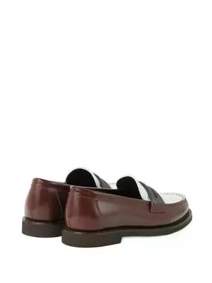 Brunello Cucinelli Leather Loafers