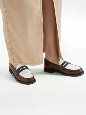 Brunello Cucinelli Leather Loafers