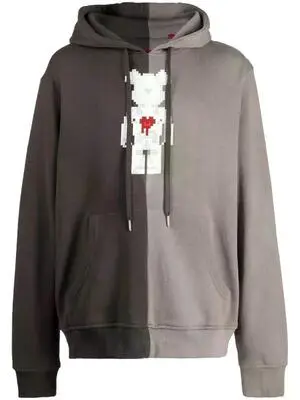 MOSTLY HEARD RARELY SEEN 8-BIT Bear-print Cotton Hoodie