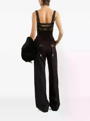 Dolce & Gabbana High-waisted Wide-leg Tailored Trousers