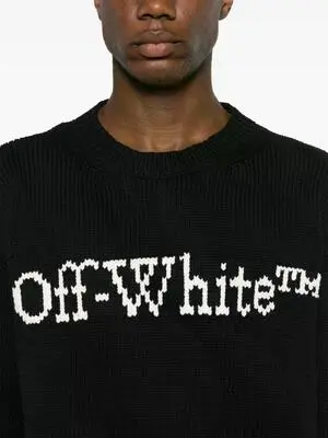 Off-White Intarsia-knit Logo Jumper