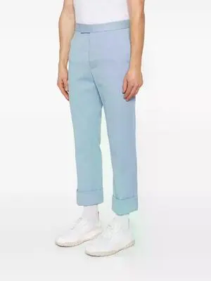 Thom Browne Adjustable-strap Trousers - Blue