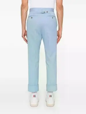 Thom Browne Adjustable-strap Trousers - Blue