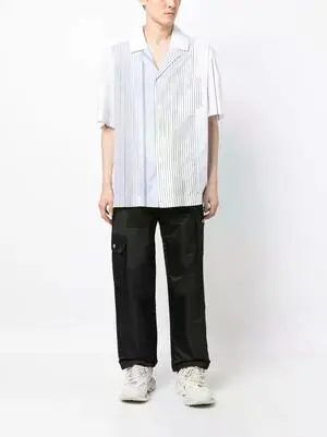 FENG CHEN WANG Panelled Drawstring Wide-leg Trousers