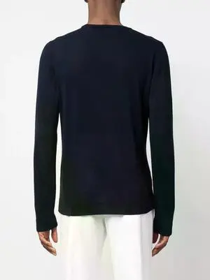 ROBERTO COLLINA Crew-neck Long-sleeve Jumper - Blue