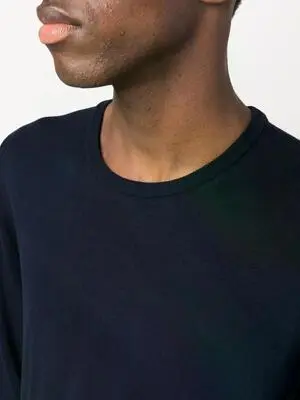 ROBERTO COLLINA Crew-neck Long-sleeve Jumper - Blue