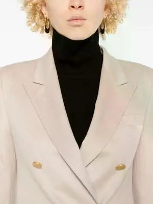 Tagliatore Double-breasted Cashmere Blazer - Neutrals