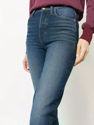 RE/DONE Stove Pipe High-rise Jeans