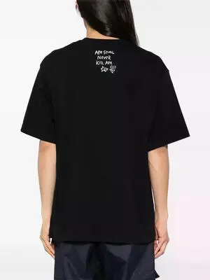 A BATHING APE Hand Drawn Logo T-shirt - Black