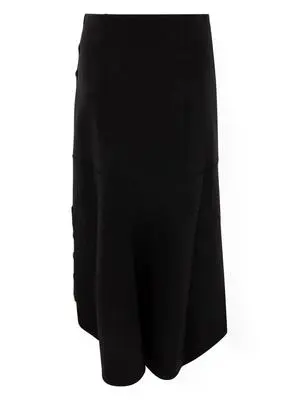 Givenchy Asymmetric Midi Skirt