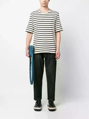 JIL SANDER Stripe-print Short-sleeved T-shirt