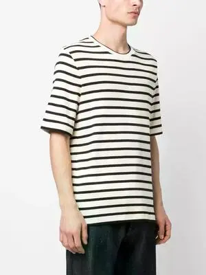JIL SANDER Stripe-print Short-sleeved T-shirt