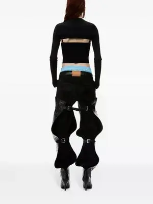 Alexander Wang Ribbed-knit Two-piece Set