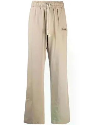 Palm Angels Side-stripe Straight-leg Trousers