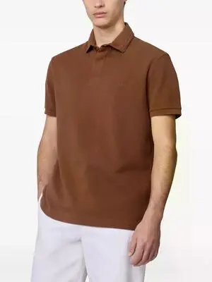 TOD'S Cotton Polo Shirt - Brown