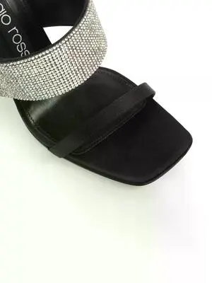 SERGIO ROSSI Paris 95mm Silk Mules