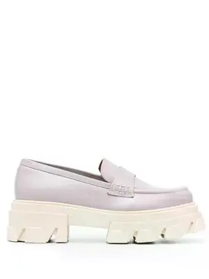 ALOHAS Trailblazer 55mm Leather Loafers - Purple
