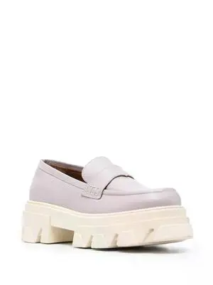 ALOHAS Trailblazer 55mm Leather Loafers - Purple