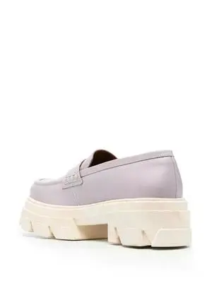ALOHAS Trailblazer 55mm Leather Loafers - Purple