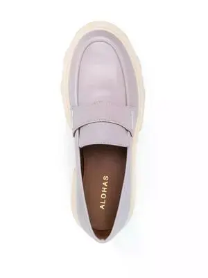 ALOHAS Trailblazer 55mm Leather Loafers - Purple