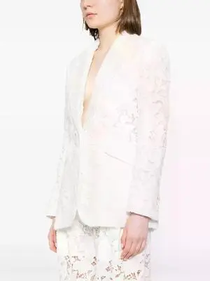 Zimmermann Natura Lace-detail Blazer