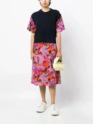 Paul Smith Graphic Print A-line Skirt