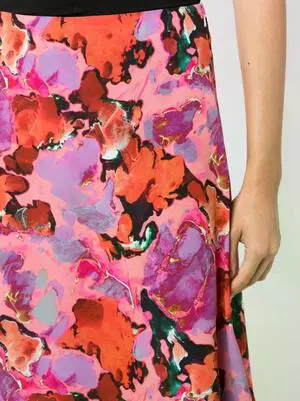 Paul Smith Graphic Print A-line Skirt