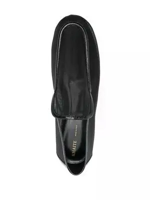 Khaite Alessio Mesh Loafers - Black