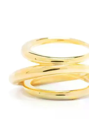 Charlotte Chesnais Triplet Plated Silver Ring - Gold