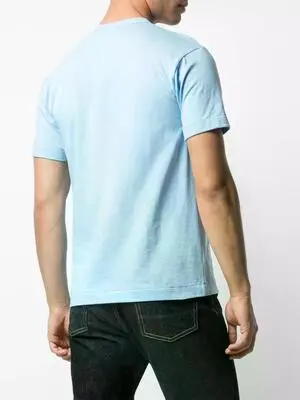 Play Comme Des Garcon Logo Print T-shirt - Blue