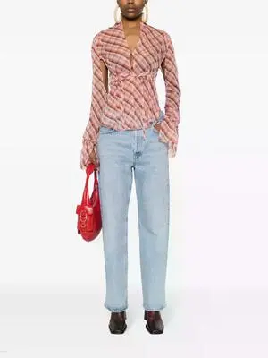 AGOLDE Fran Low-rise Straight-leg Jeans