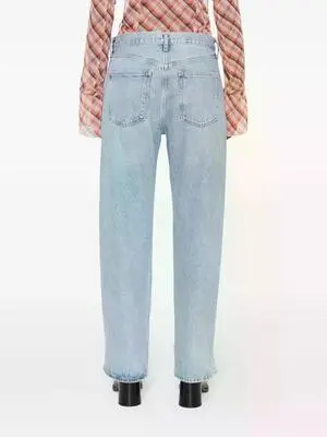 AGOLDE Fran Low-rise Straight-leg Jeans