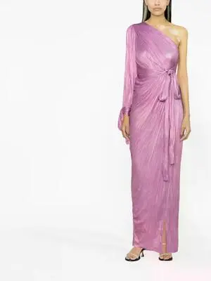 MARIA LUCIA HOHAN Palmer Plissé-pleated Gown