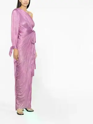 MARIA LUCIA HOHAN Palmer Plissé-pleated Gown