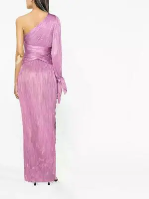 MARIA LUCIA HOHAN Palmer Plissé-pleated Gown