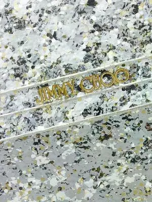 JIMMY CHOO Candy Glitter Acrylic Clutch Bag