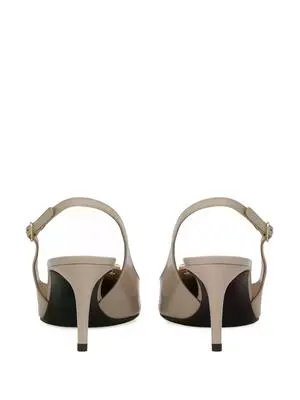 Dolce & Gabbana Logo-plaque Slingback Pumps