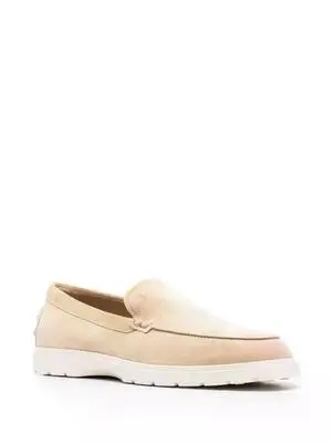 TOD'S Ridged-sole Suede Loafers