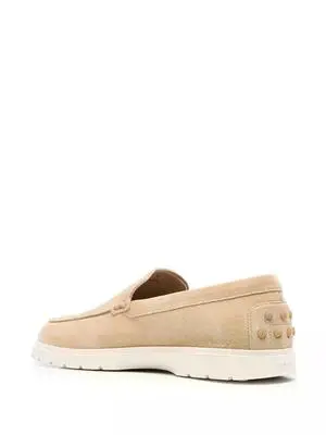 TOD'S Ridged-sole Suede Loafers
