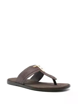 TOM FORD Brighton Suede Sandals