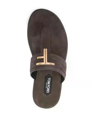 TOM FORD Brighton Suede Sandals
