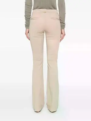 TWINSET Flared Twill Trousers