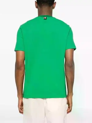 Thom Browne 4-bar Stripe Cotton T-shirt - Green