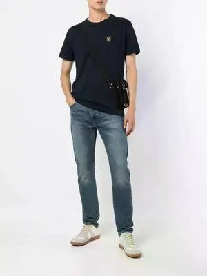 Belstaff Logo-patch Crew Neck T-shirt