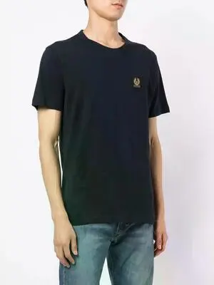 Belstaff Logo-patch Crew Neck T-shirt