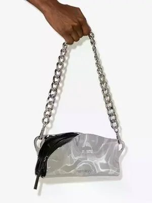 PUBLISHED BY Mayzie Chrome Shoulder Bag - Silver