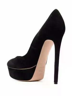 Casadei Flora Suede-leather Pumps