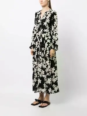 LEMLEM Floral-print Peasant Dress
